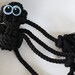 Black Spider Dog Rope Toy, Handmade Sustainable Dog Rope Toys, Toys for ...