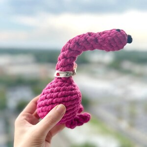 Flamingo Rope Dog Toy， Toys for Small and Meddle Dogs，eco-friendly Toys ...