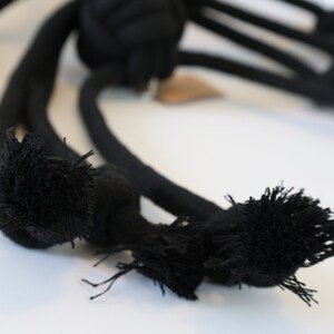 Black Spider Dog Rope Toy, Handmade Sustainable Dog Rope Toys, Toys for ...