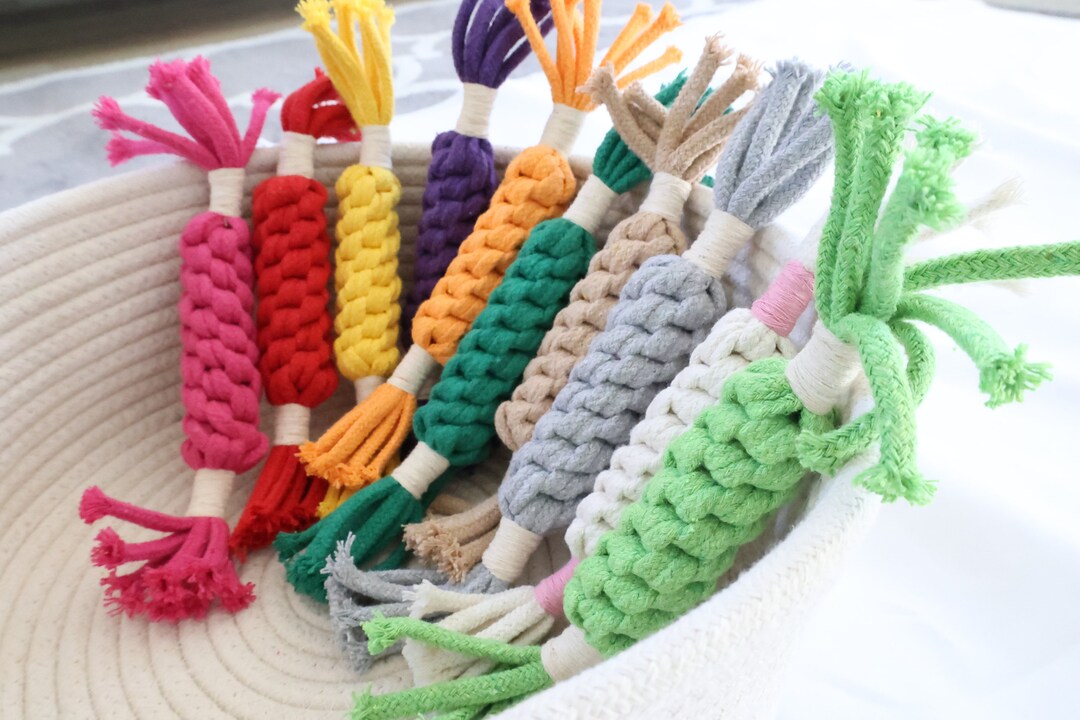 Colorful Candy Dog Toy Handmade Rope Toy for Dogs - Etsy