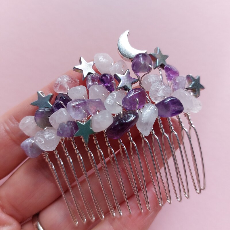 Crystal Hair Comb - Etsy