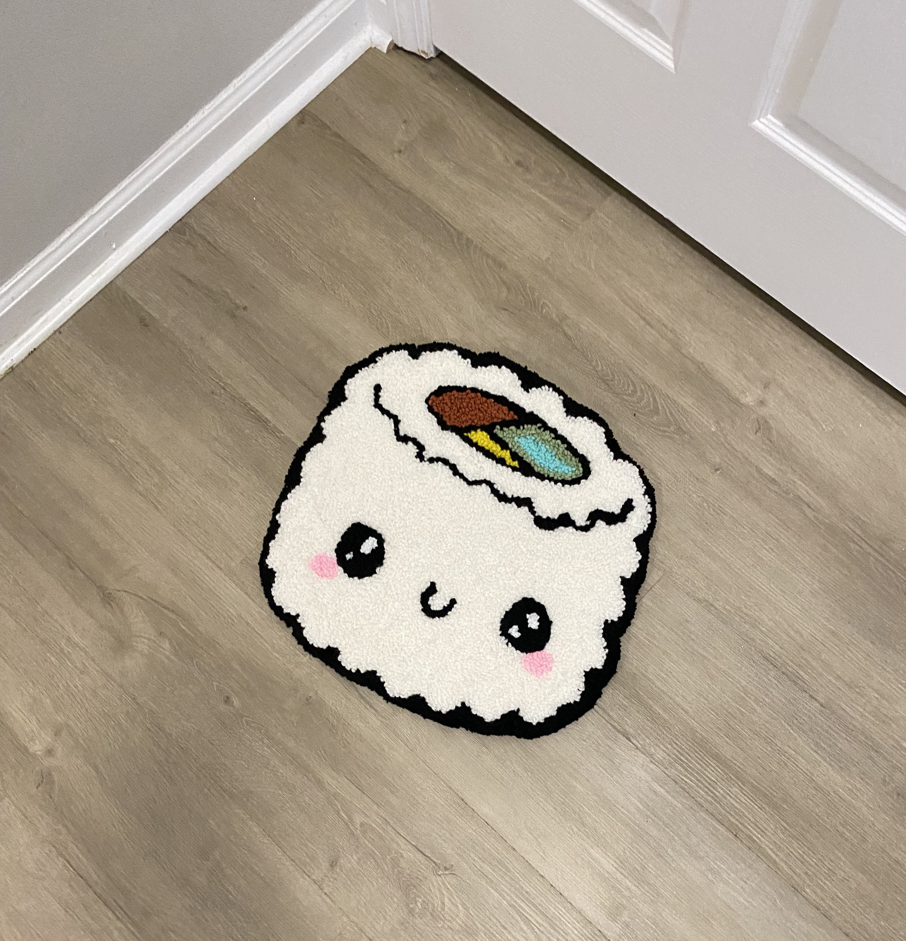 Fluffy Rug Sushi Rug Custom Tufted Rug Accent Rug - Etsy