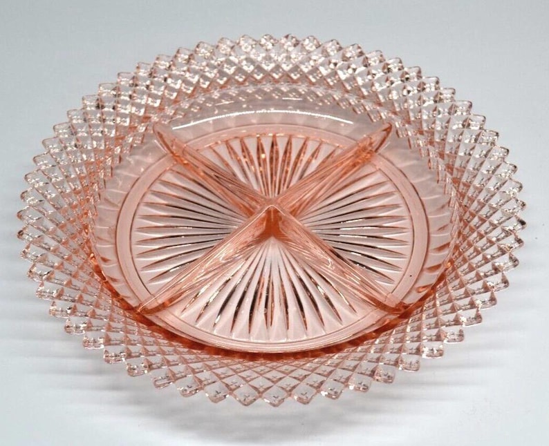 Pink Depression Glass "miss America" Pattern by Anchor Hocking - Etsy