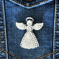 Rhinestone Angel - Etsy