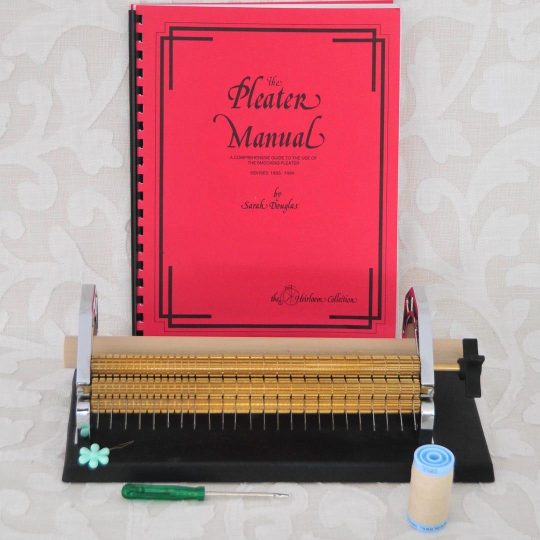 Smocking Pleater Machine Sally Stanley Brass Rollers / Tested / 24 Rows ...