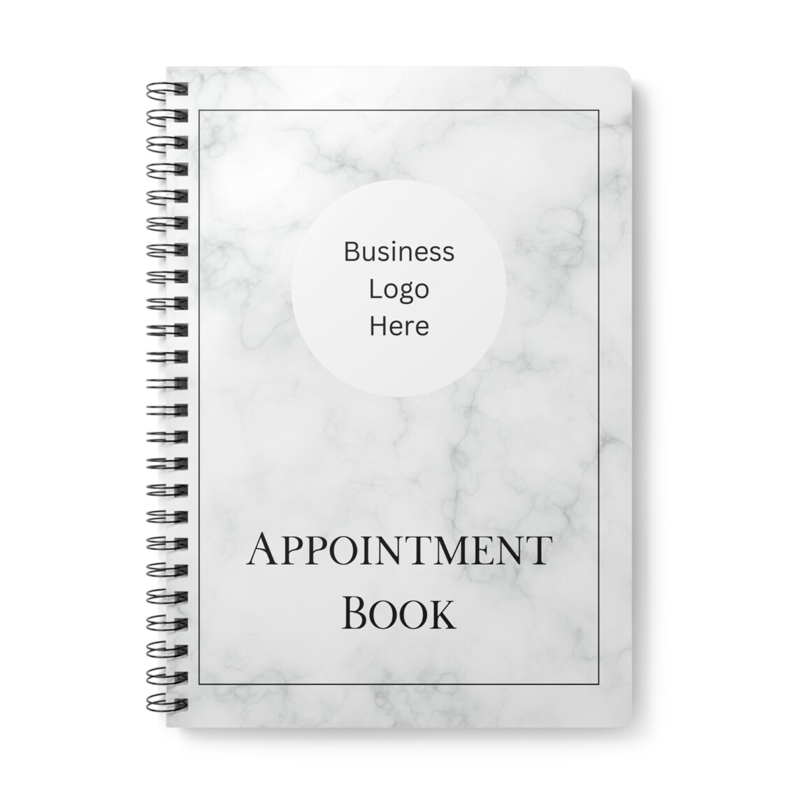 A4 Logo Marble Appointment Book 30 Minute Intervals - Etsy