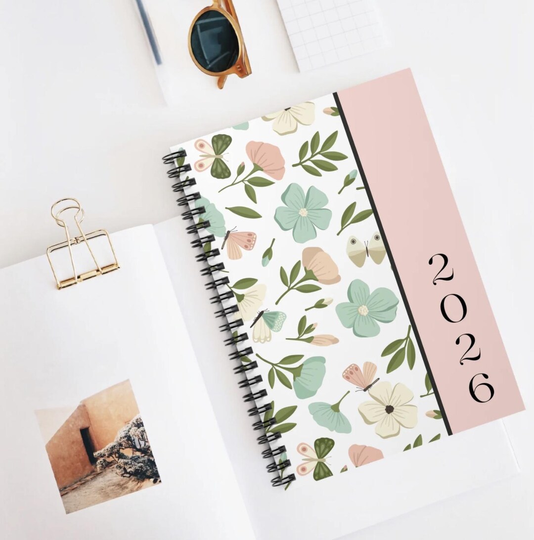 Spring 2026 Week to View Diary Spiral Bound A5 - Etsy