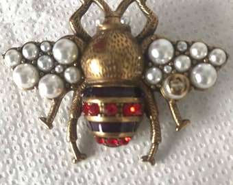 Gucci Bee Brooch Pin - Etsy