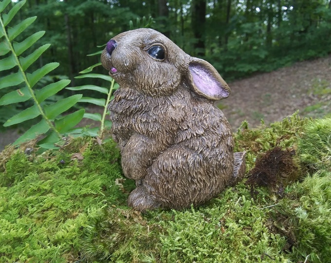 Rabbit Statue, Cute Rabbit Statue, Garden Rabbit Statue, Rabbit ...