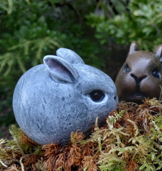 Small Rabbit Figurine Bunny Statue Rabbit Statue Baby Hare - Etsy