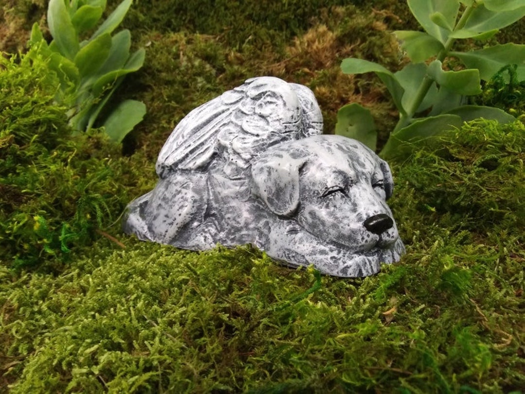 Dog Statue, Angel Dog Statue, Labrador Statue, Dog Memorial Statue ...