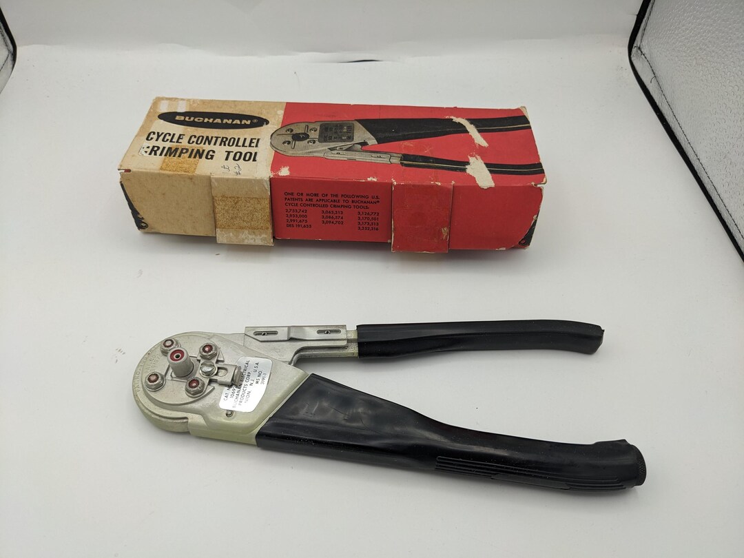 Buchanan Cycle Controlled Crimping Tool 10692 With Box Vintage Serial ...