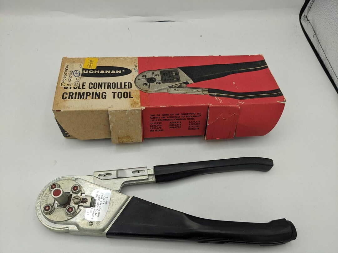 Buchanan Cycle Controlled Crimping Tool 11234 Used Hughes TM000CH001 ...
