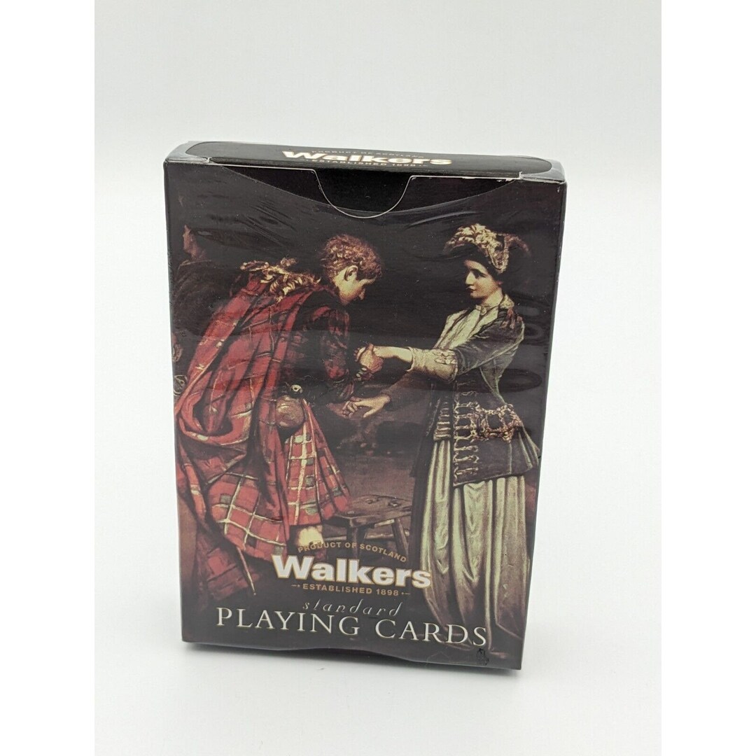 Vintage Walkers PLAYING CARDS Shortbread Scotland Advertising Standard ...