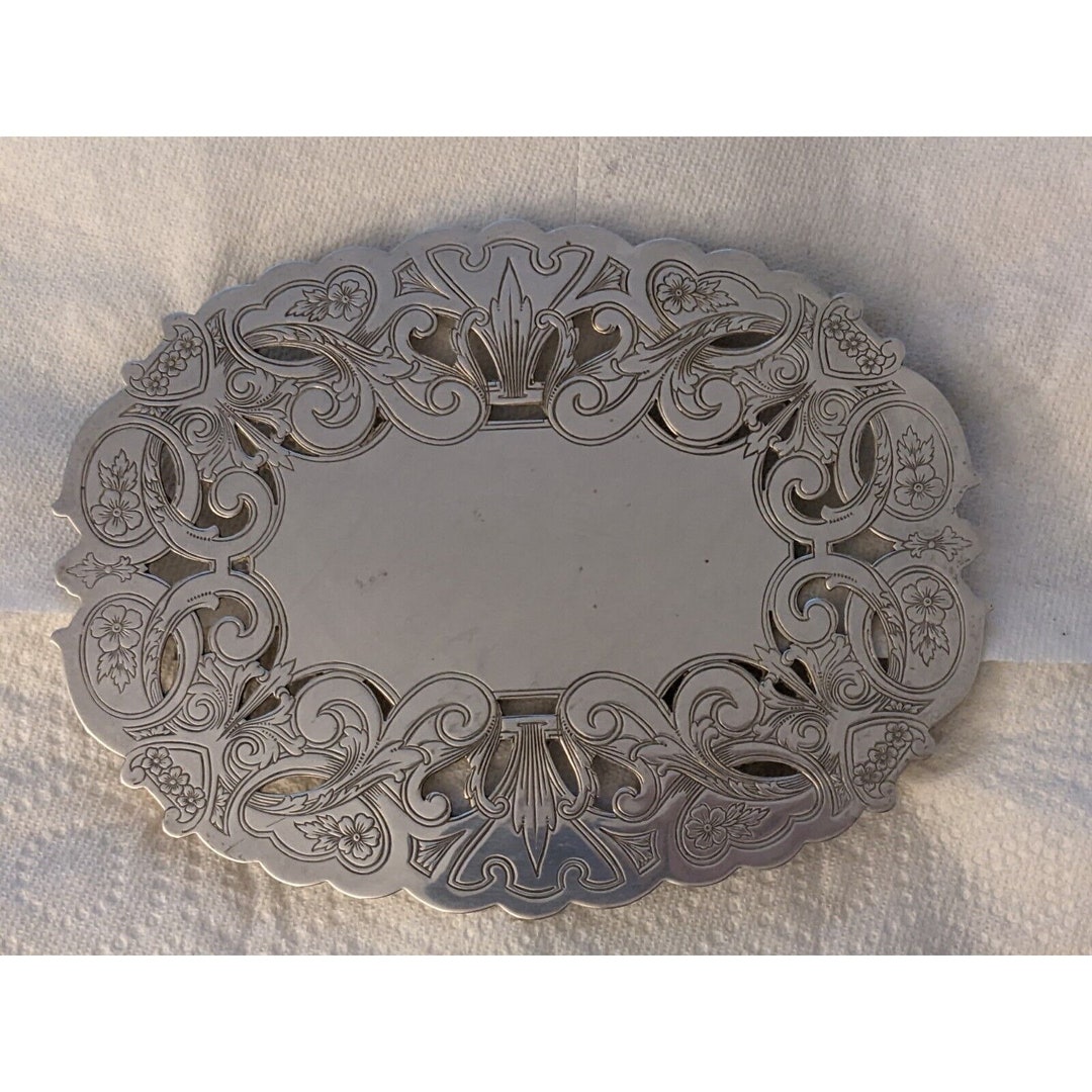 Vintage - WALLACE Silverplate 7310 Trivet Hot Plate - Etsy