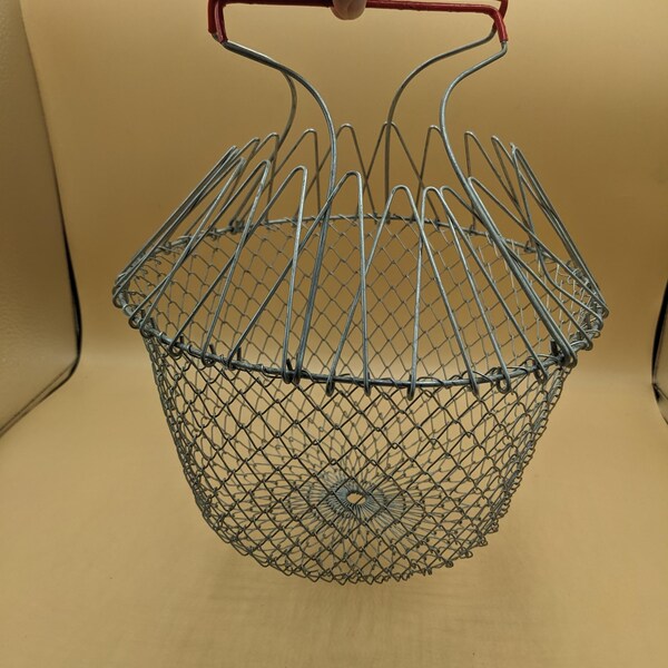 Collapsible Wire Egg Basket - Etsy