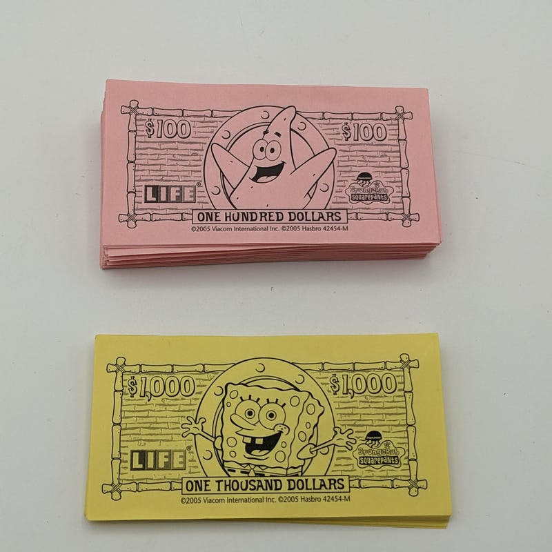 Spongebob Money - Etsy