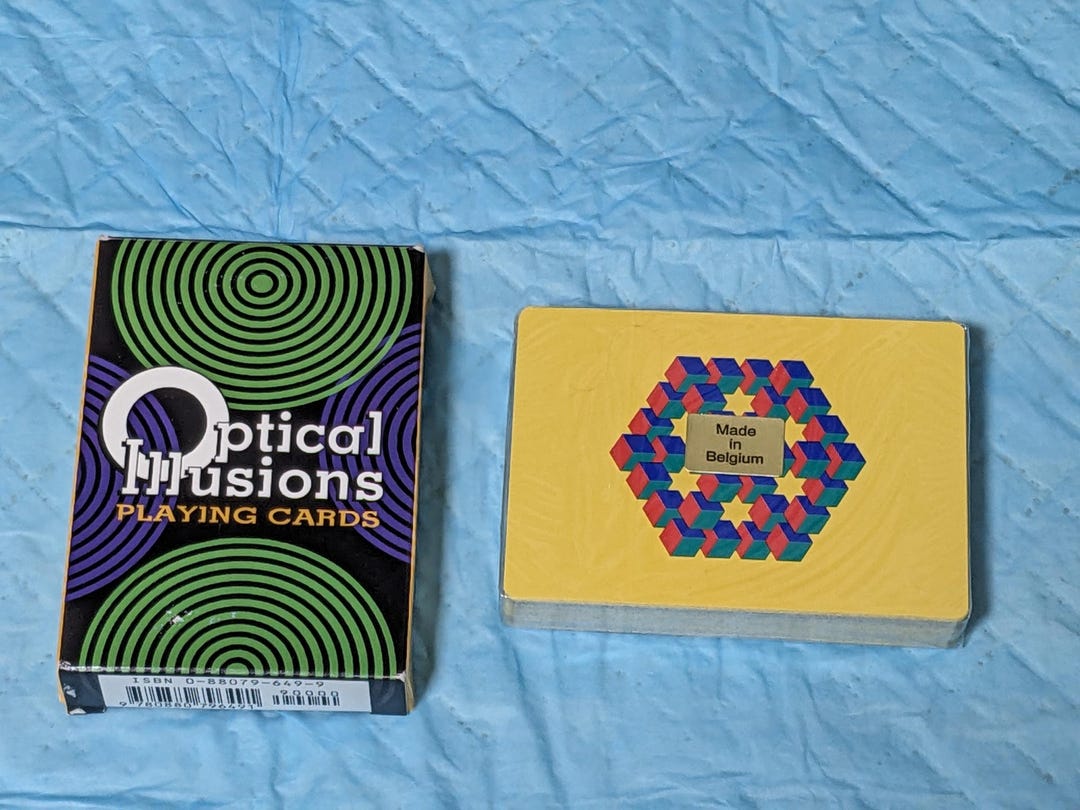 Playing Cards : Optical Illusions Playing Cards Based on Book ...