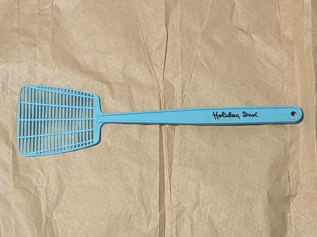 Vintage Blue Fly Swatter Holiday Inn Plastic 16.75" Hotel Memorabilia ...