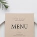 Menu Stamp, Wedding Menu Stamp, Menu Card Stamp, Wedding Menu Diy ...
