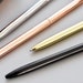 5 Skinny Gold Metal Pen Gold Pen Gold Metal Pen Wedding - Etsy