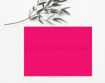 Hot Pink Envelopes - Etsy