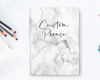 Personalized Hard Cover Notebook Custom Name Journal Lined | Etsy