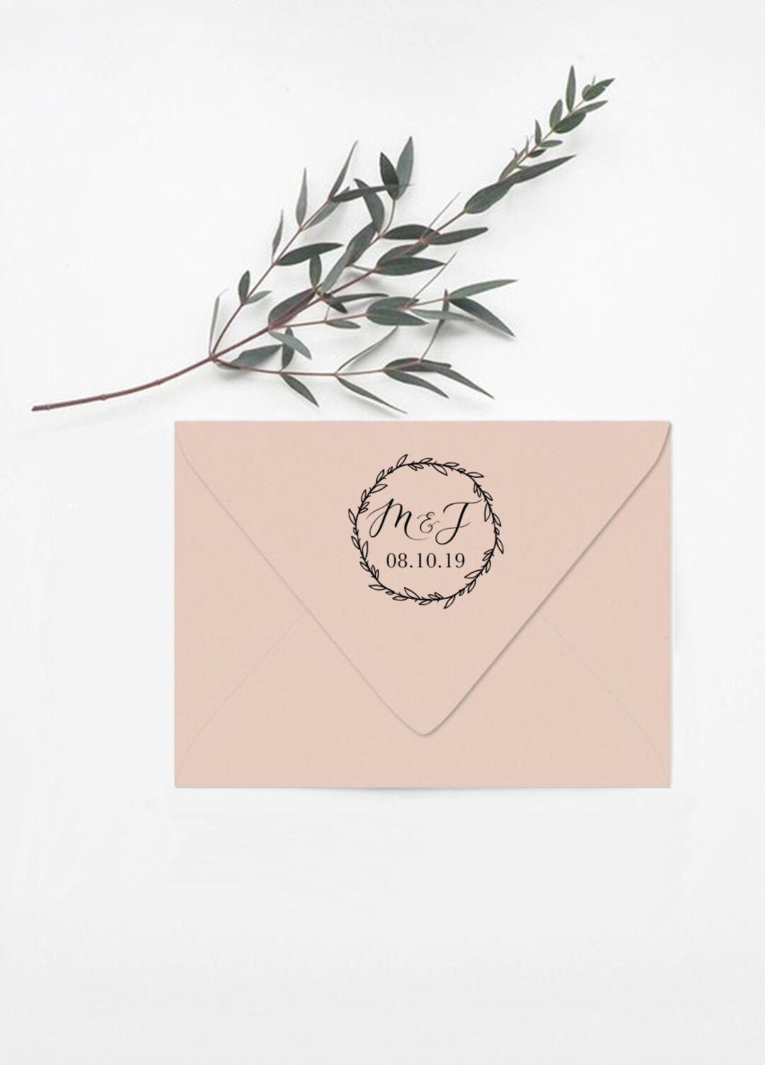 Custom Initials Date Stamp, Custom Personalized Stamp,save the Date ...