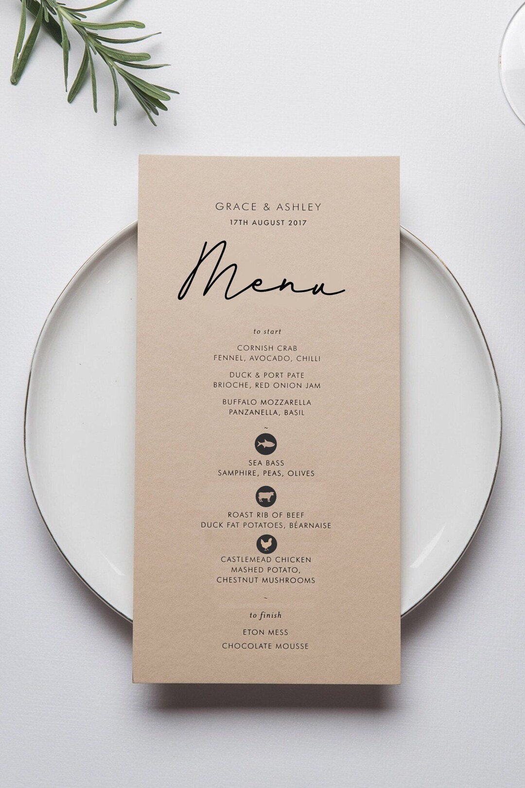 MEAL CHOICE Rubber Stamps,menu Icon Stamps, Place Card Meal Stamp, Food ...