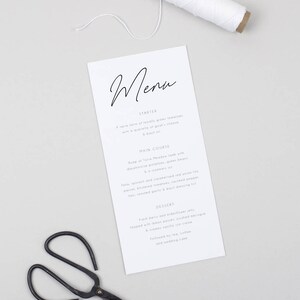 Menu Stamp, Wedding Menu Stamp, Menu Card Stamp, Wedding Menu Diy ...