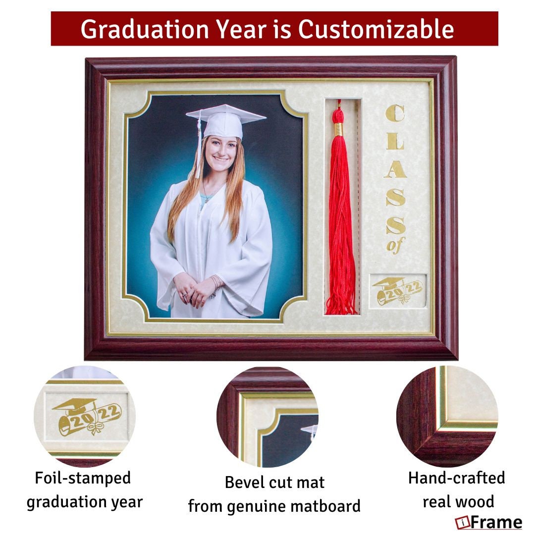Iframe-graduation Photo & Tassel Frame I Fits 8x10 Photograph I ...