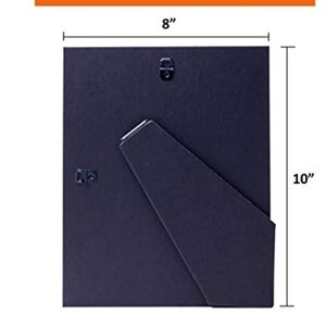 Adjustable DIY Easel Backs | 5" X 7" Solid Black Cardboard Back | Fits ...