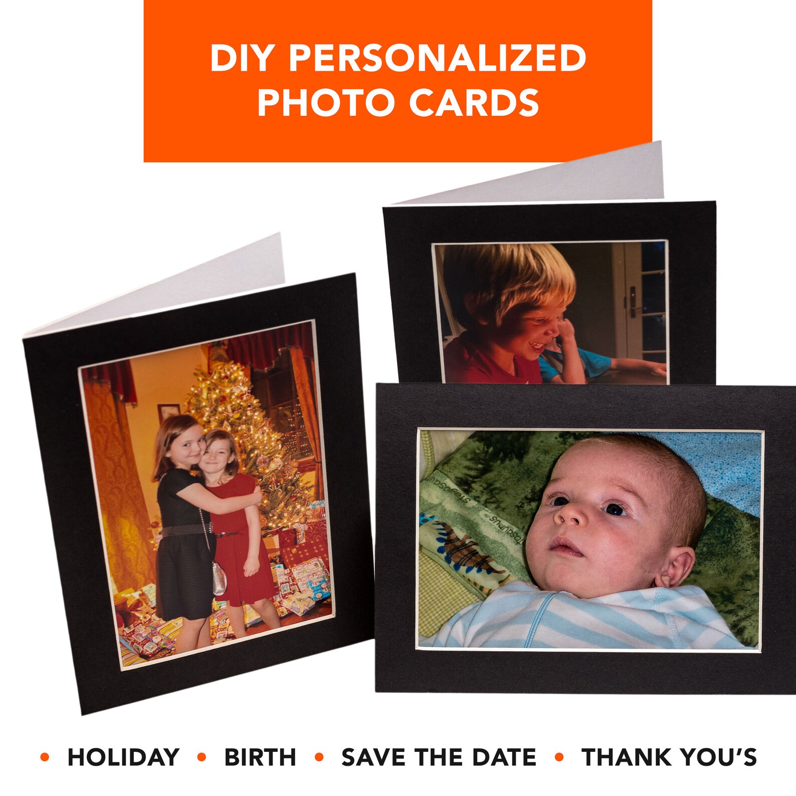Self-standing Greeting Cards W/ Photo Insert, Blank Picture Frame Cards ...