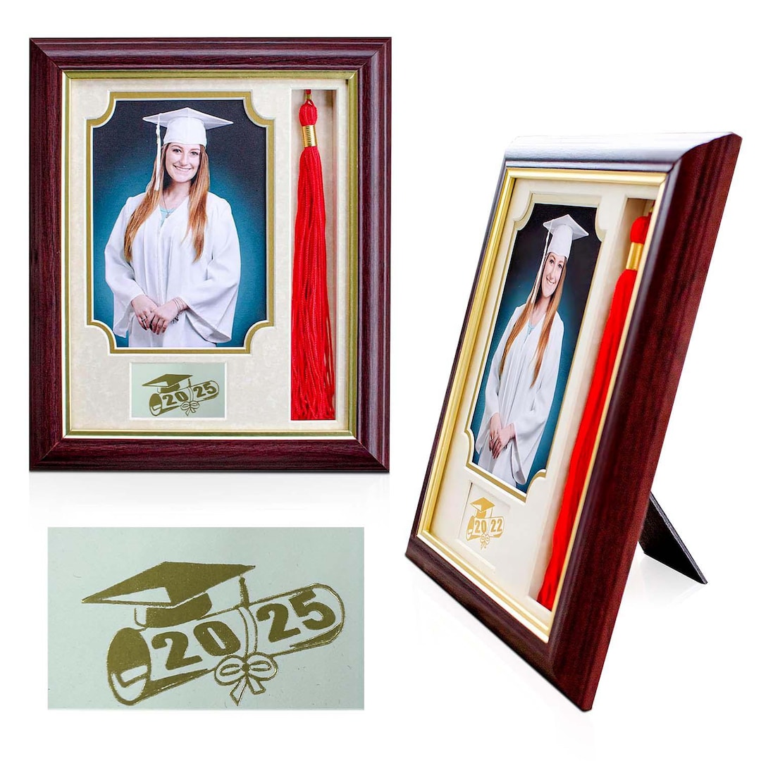 Iframe Graduation Photo and Tassel Frame I Customizable Grade Class ...