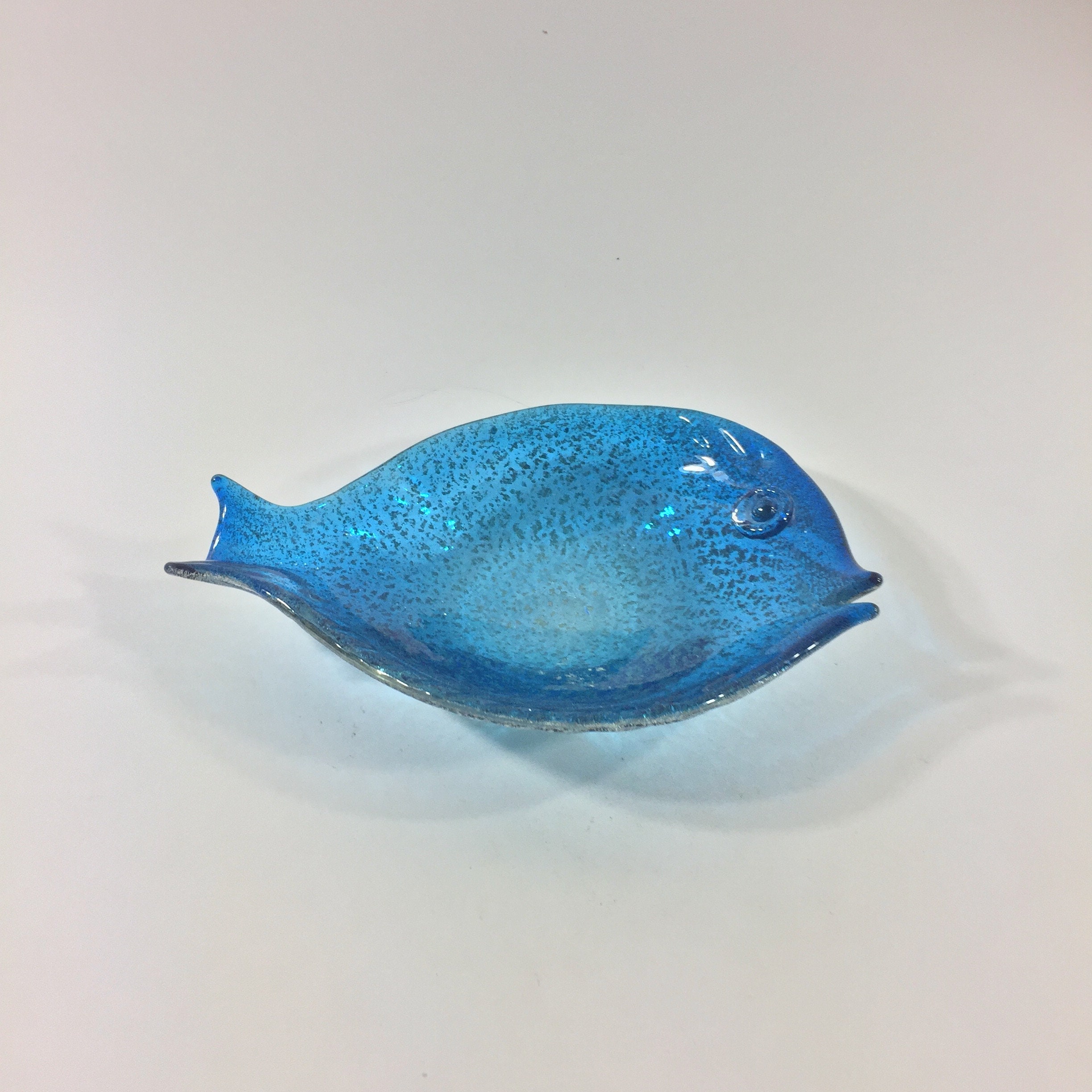 FISH Italian Glass Candy Dish With Murano Glass Assorted Candies Table ...