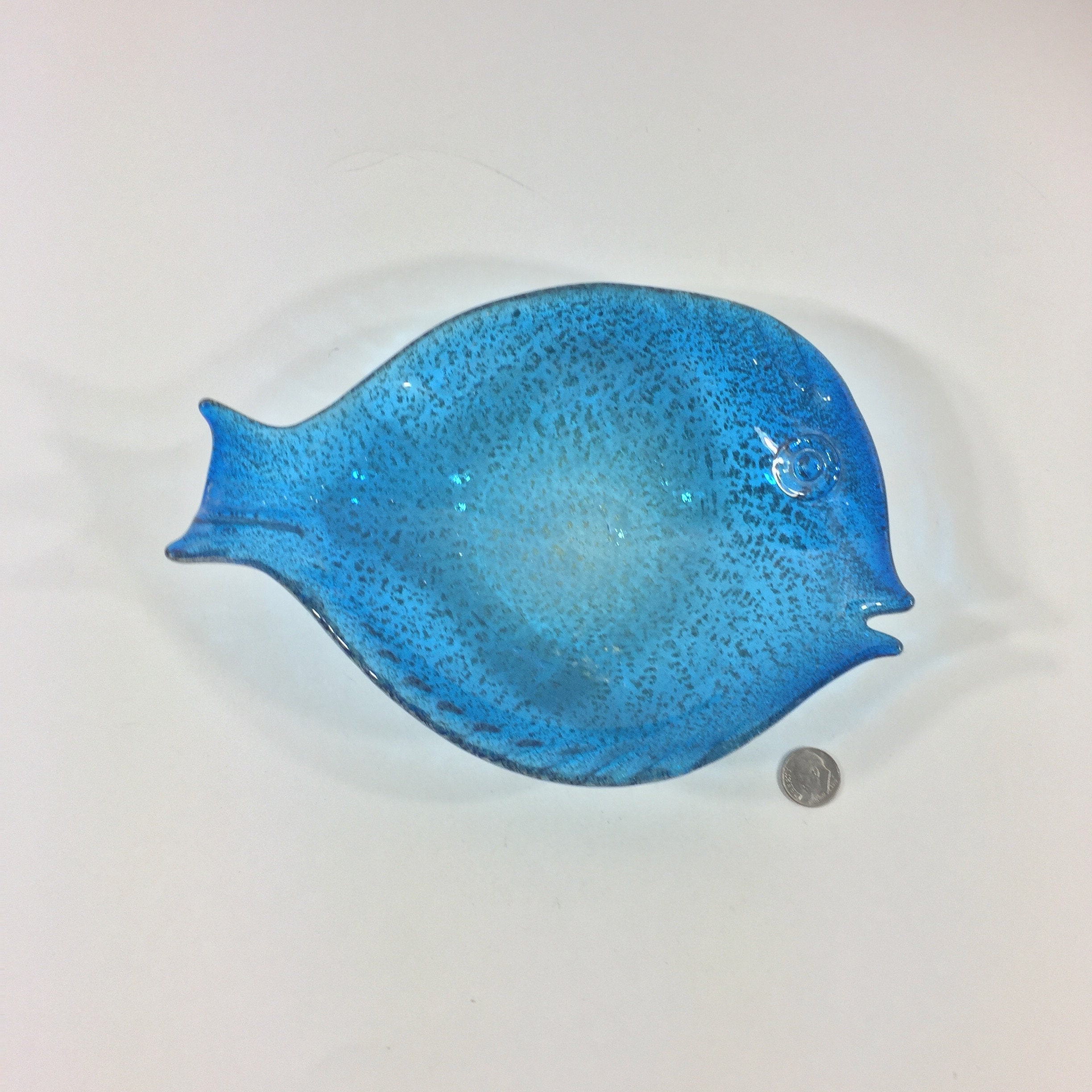FISH Italian Glass Candy Dish With Murano Glass Assorted Candies Table ...