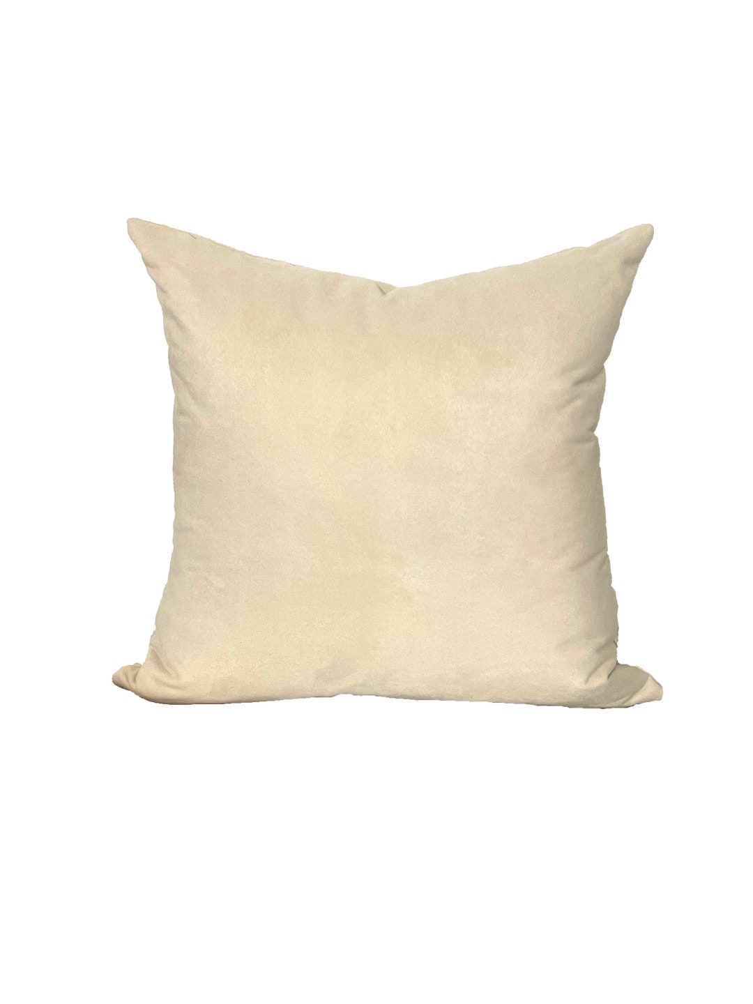 Swanky Suede - Beige Accent Pillow - Etsy
