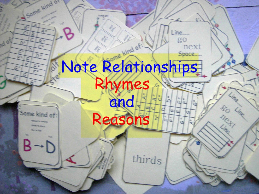 Musical Teamwork - Intervals Game - Rhyme and Relationships - Etsy