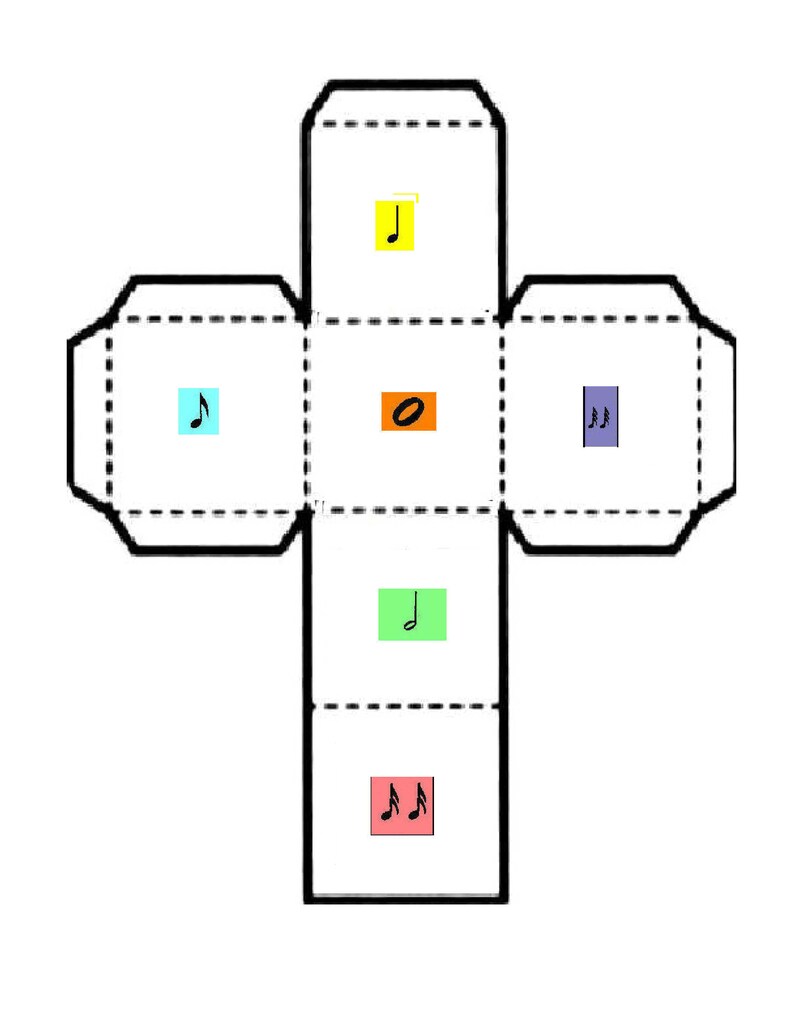 Hierarchy of Musical Notes and Rests Symbols Series - Etsy