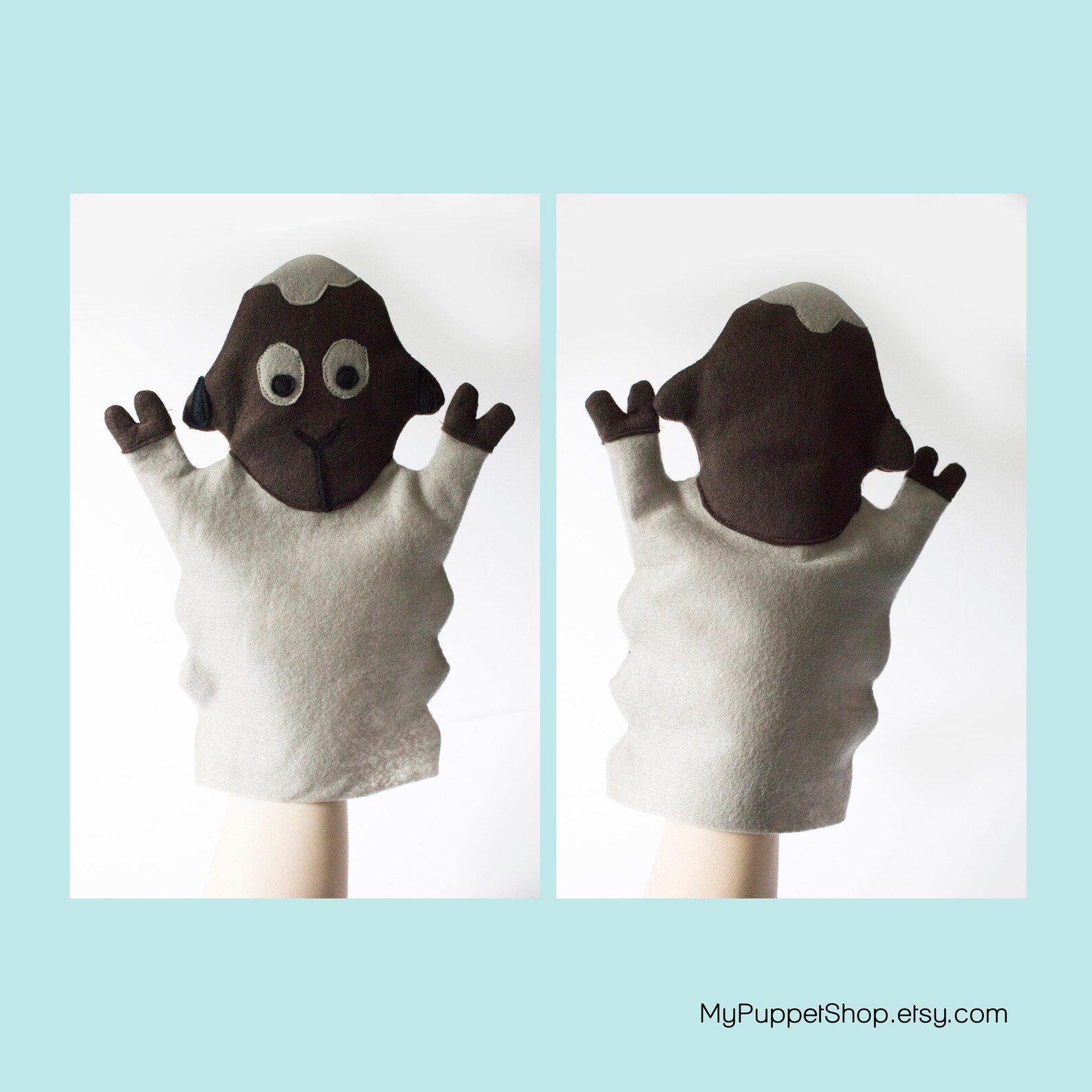 Sheep puppet pattern pdf beginner sewing project for kids | Etsy