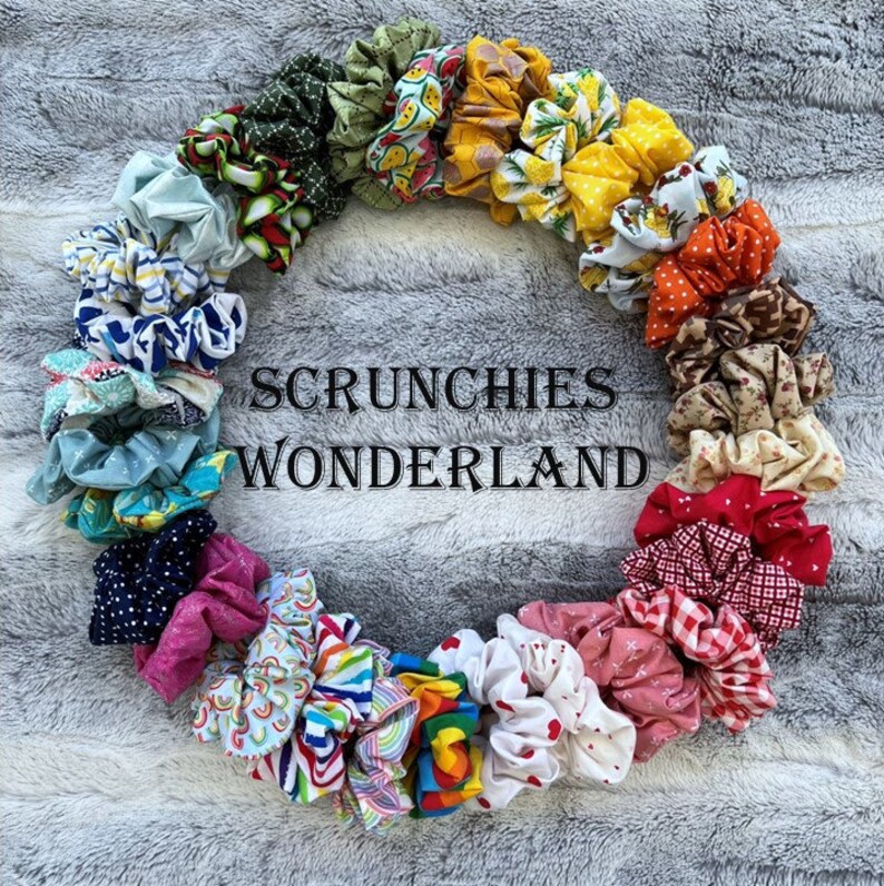 Create Your Personalized Scrunchie Set! Great for Gifts, Handcrafted ...