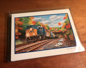 Railroad Envelopes | Etsy