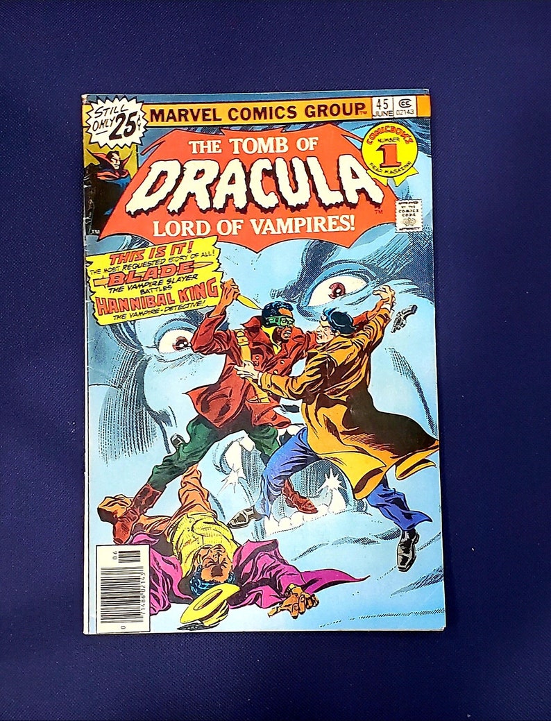 Vintage the Tomb of Dracula Lord of Vampires Marvel Comic Book 45 ...