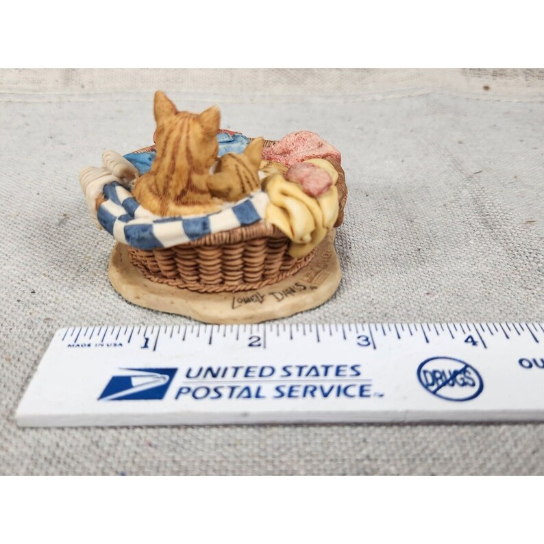 1988 Lowelll Davis Hanky Panky Cat Foxfire Schmid Figurine Border Art ...