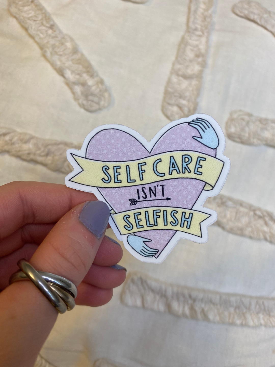 Self Care Isnt Selfish Sticker Artsy Sticker Mental Health Sticker ...