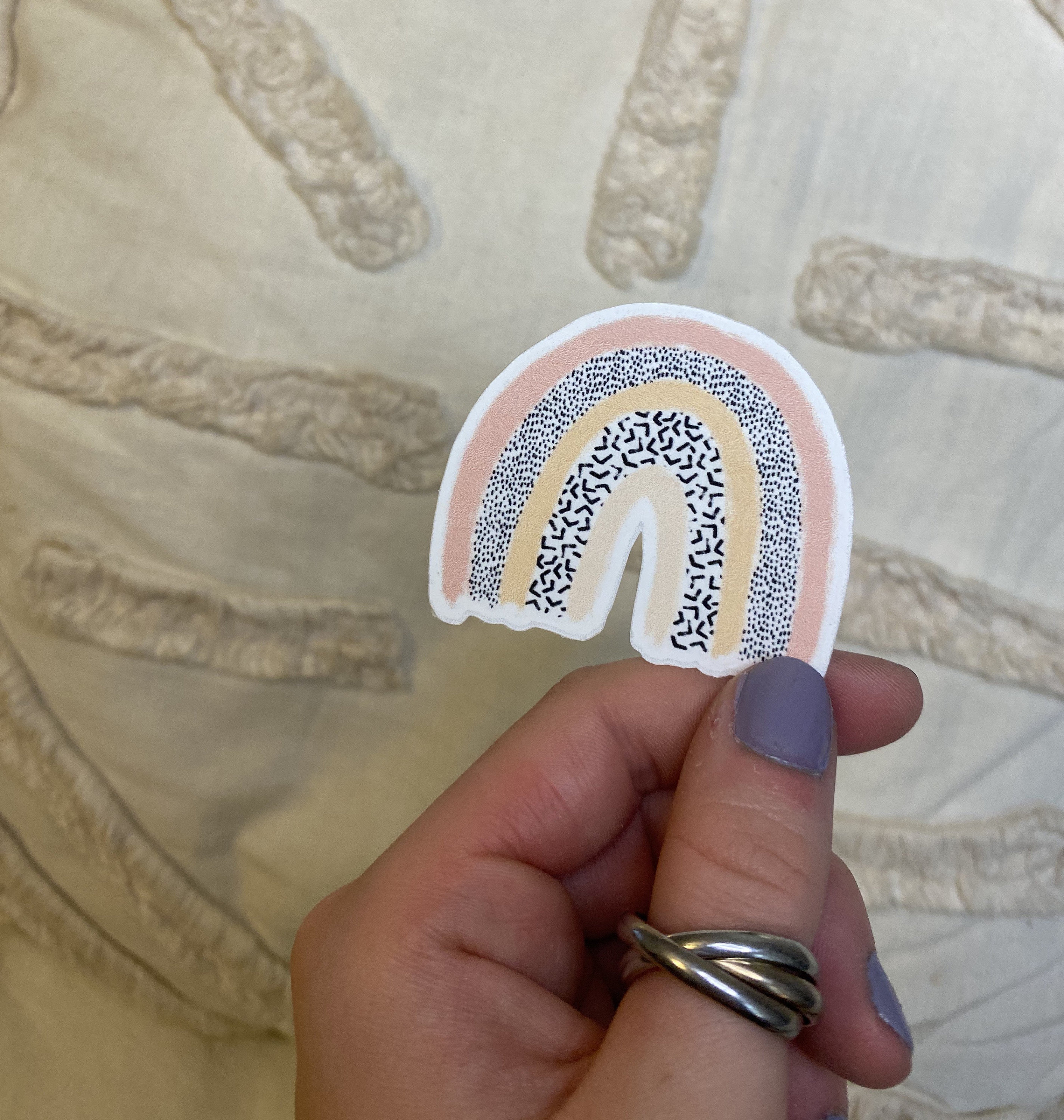 Rainbow sticker artsy sticker sticker waterproof sticker | Etsy