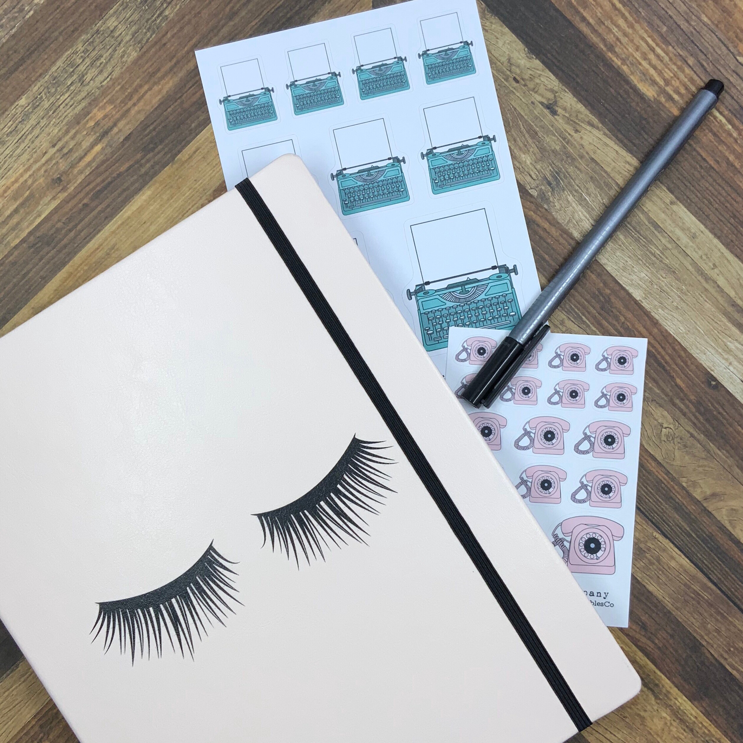 Typewriter Stickers Write on Stickers Vintage Stickers - Etsy UK