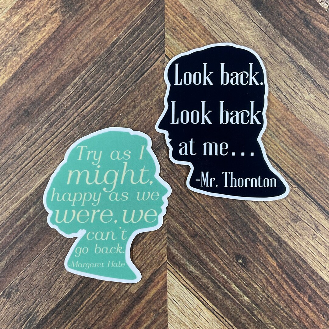 North and South Stickers - Elizabeth Gaskell - Waterproof Stickers or ...