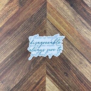 Persuasion Waterproof Stickers - Jane Austen Gifts - Jane Austen ...