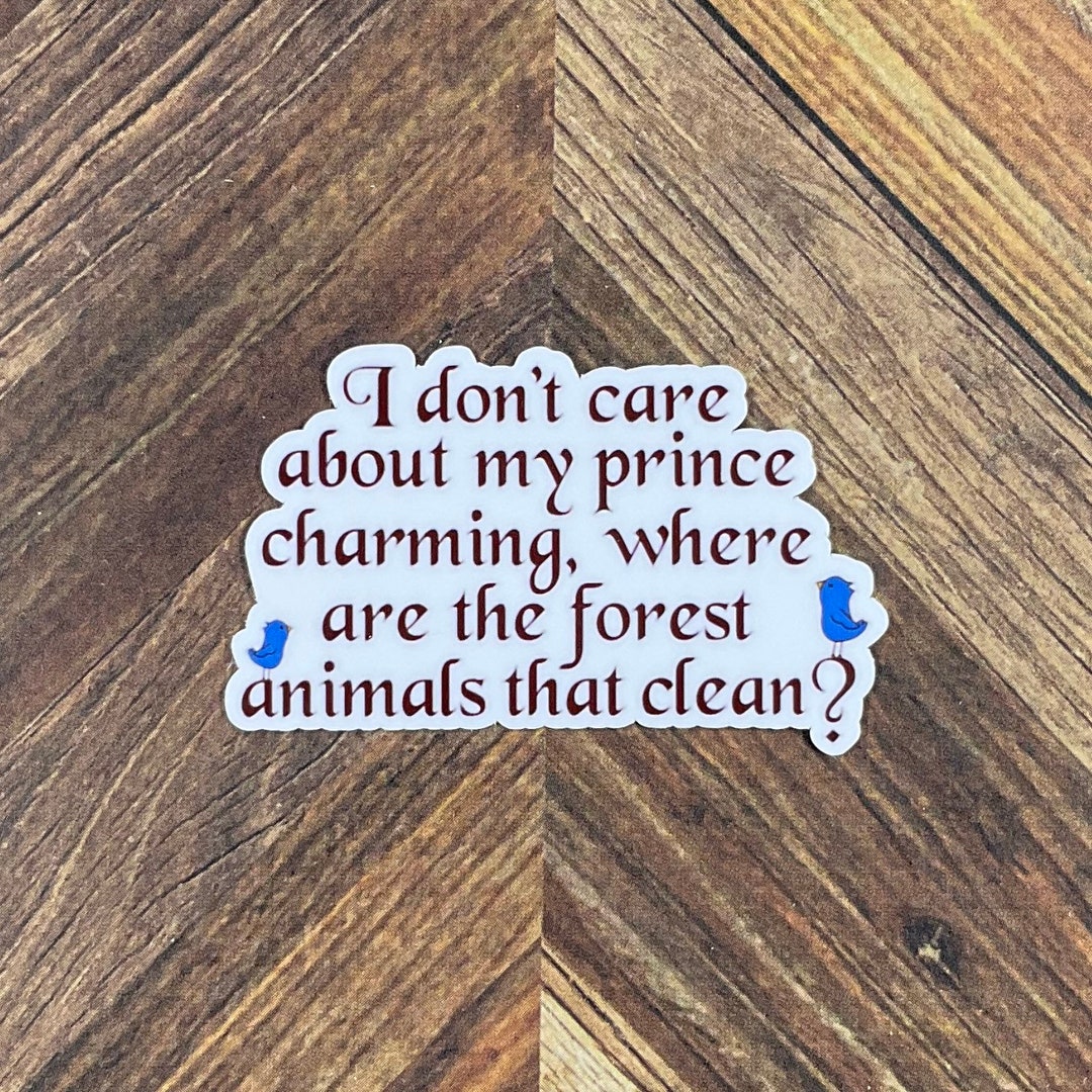 Prince Charming Waterproof Sticker - Single Sticker - Waterproof ...